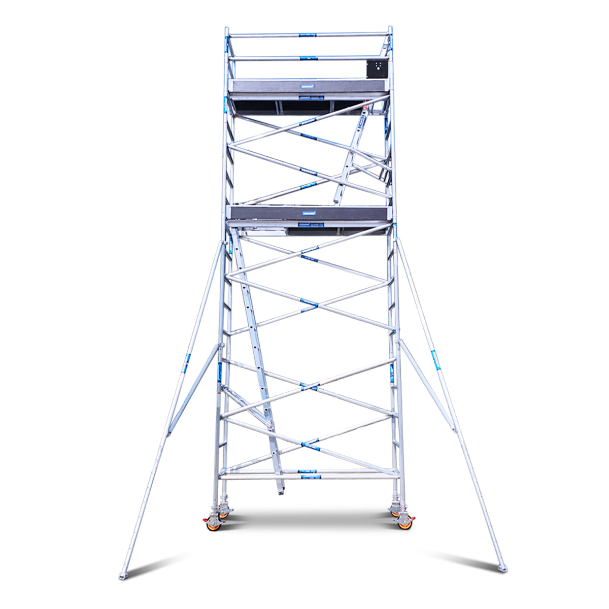 6.2m - 6.6m Narrow Aluminium Mobile Scaffold Tower (Standing Height) D