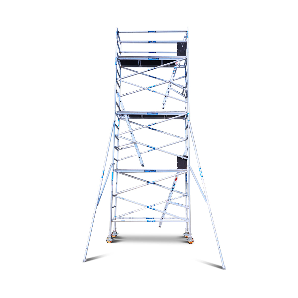 6.2m - 6.6m Narrow Aluminium Mobile Scaffold Tower (Standing Height) T