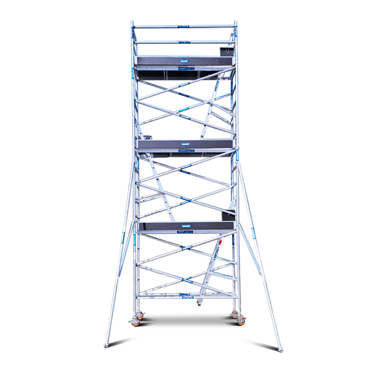 6.2m - 6.6m Narrow Aluminium Mobile Scaffold Tower (Standing Height) T